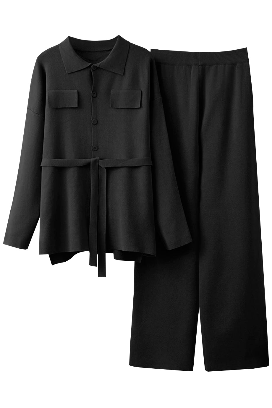 Cyrille Knitted Set with Cardigan and Pants | Women's Clothing ...