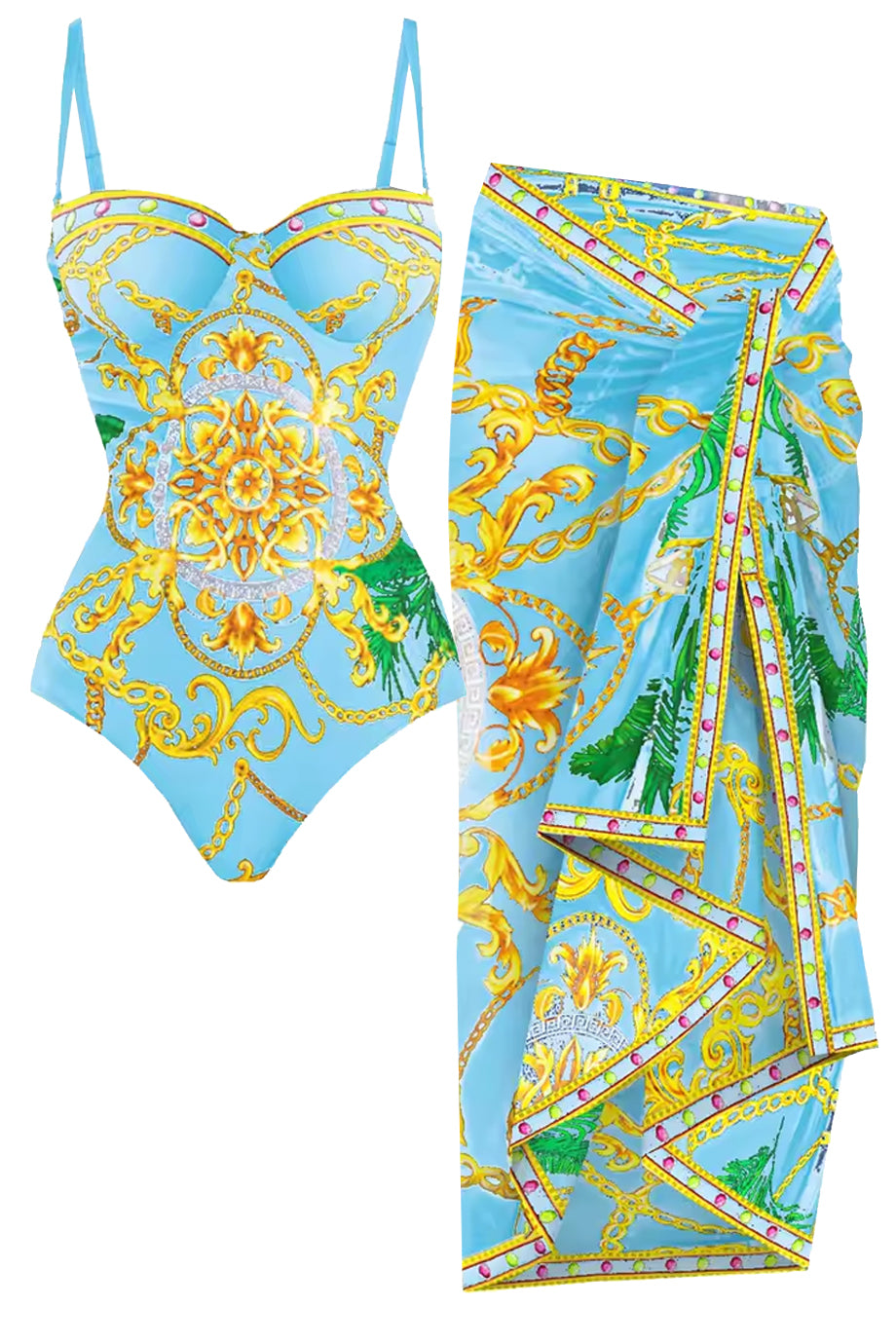 Costa Aurelia Ολόσωμο Μαγιό και Παρεό Σετ | Μαγιό - Ολόσωμα - Swimwear ...