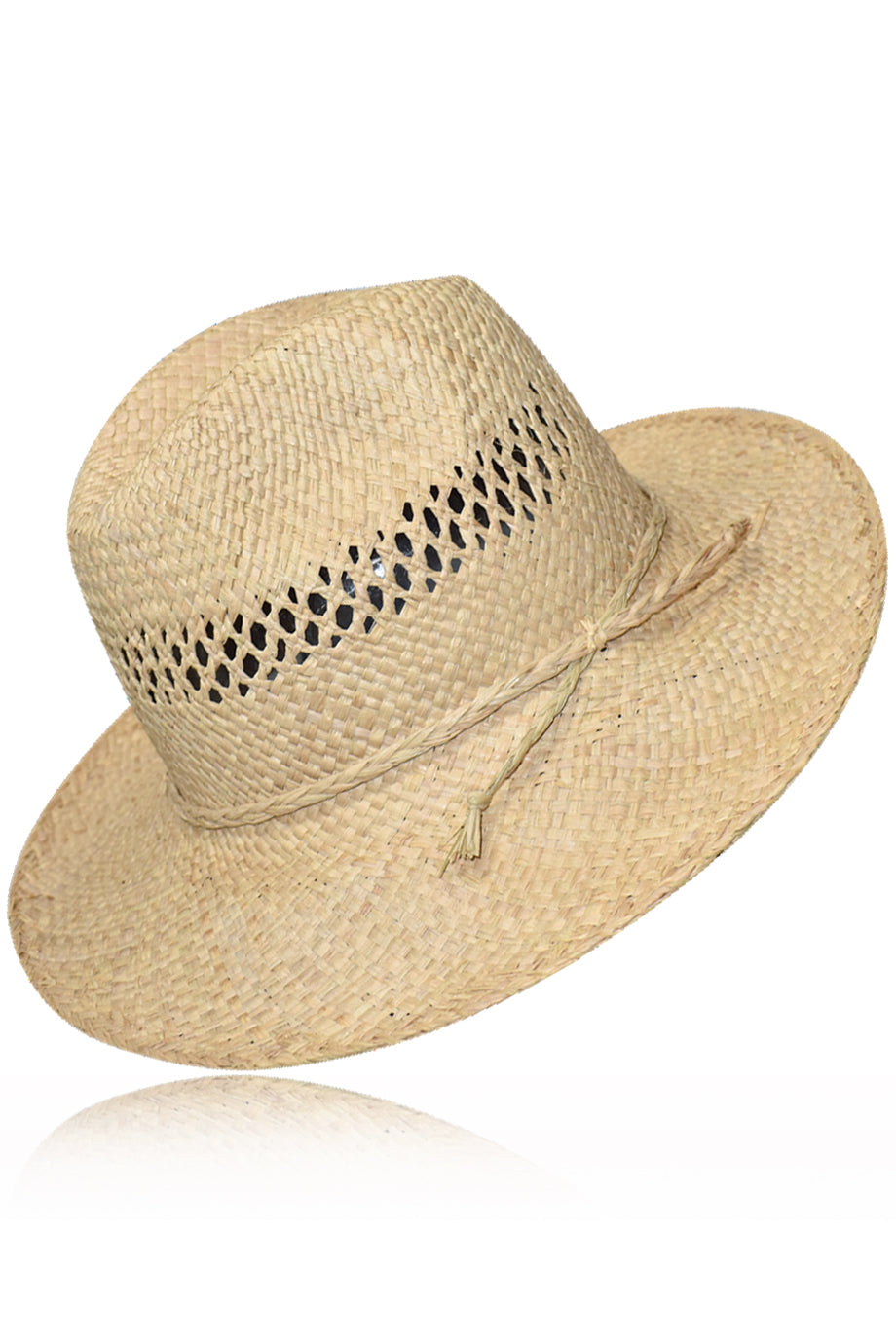 Ivory Handmade Madagascar Hat | Women's Beach Hat - Le Chapeau